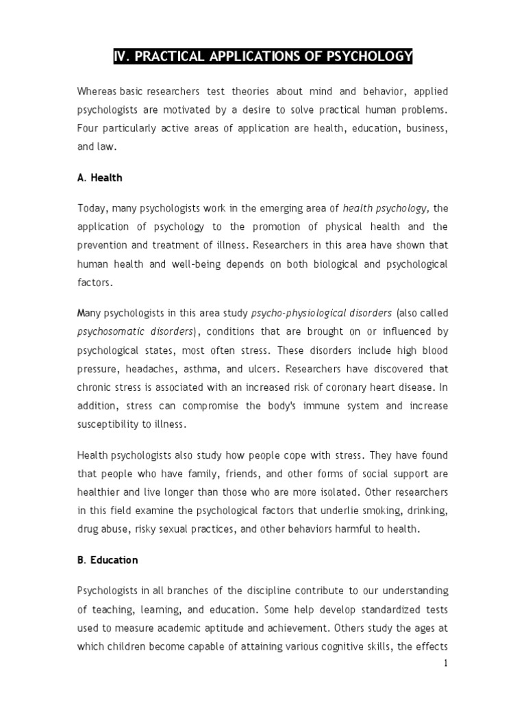 Practical Applications of Psychology | PDF | Insanity Defense | Witness