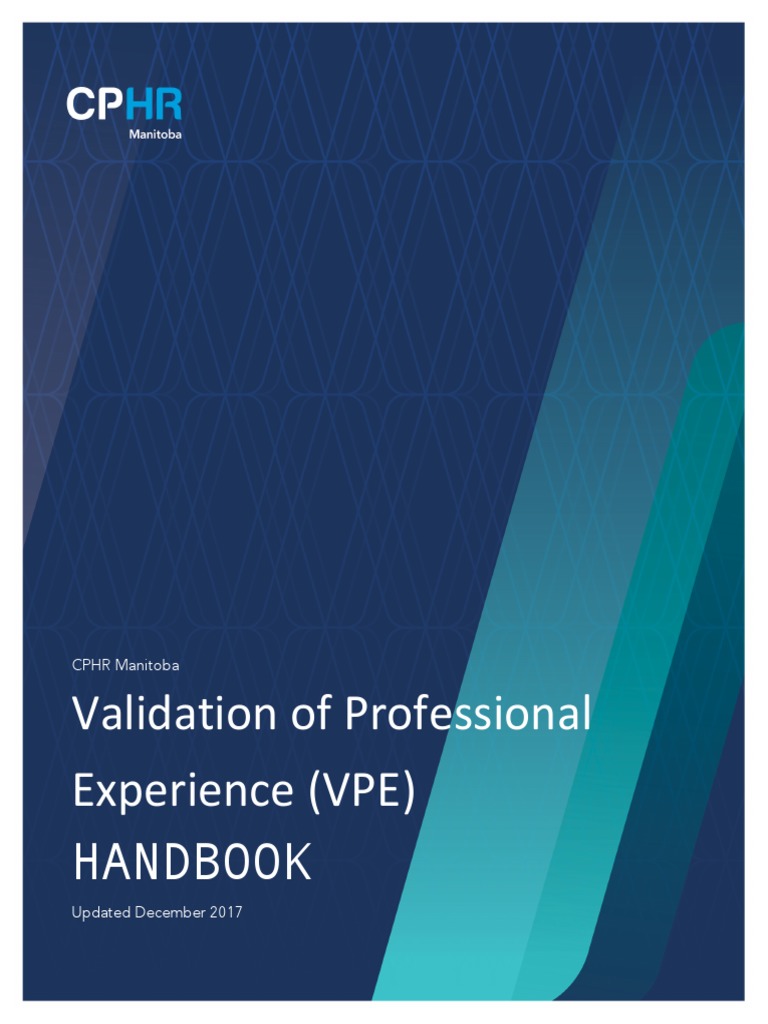 CPHR Handbook PDF | PDF | Competence (Human Resources) | Human Resources