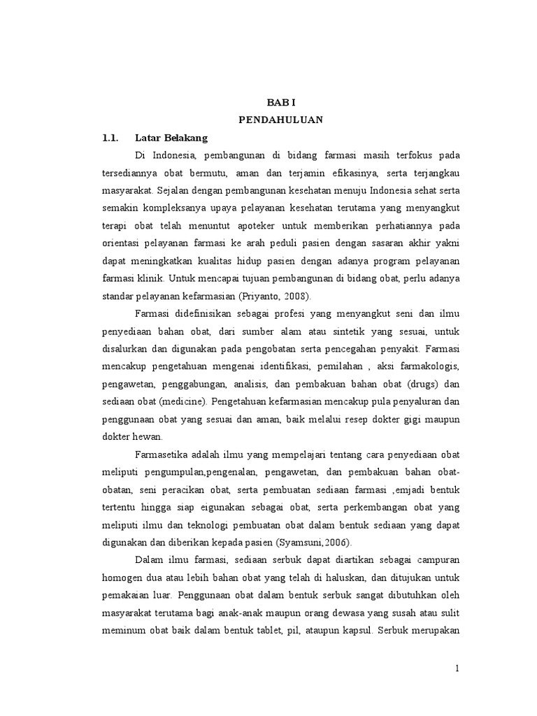 378348740-LAPORAN-PULVIS Edit | PDF | Kesehatan Holistik