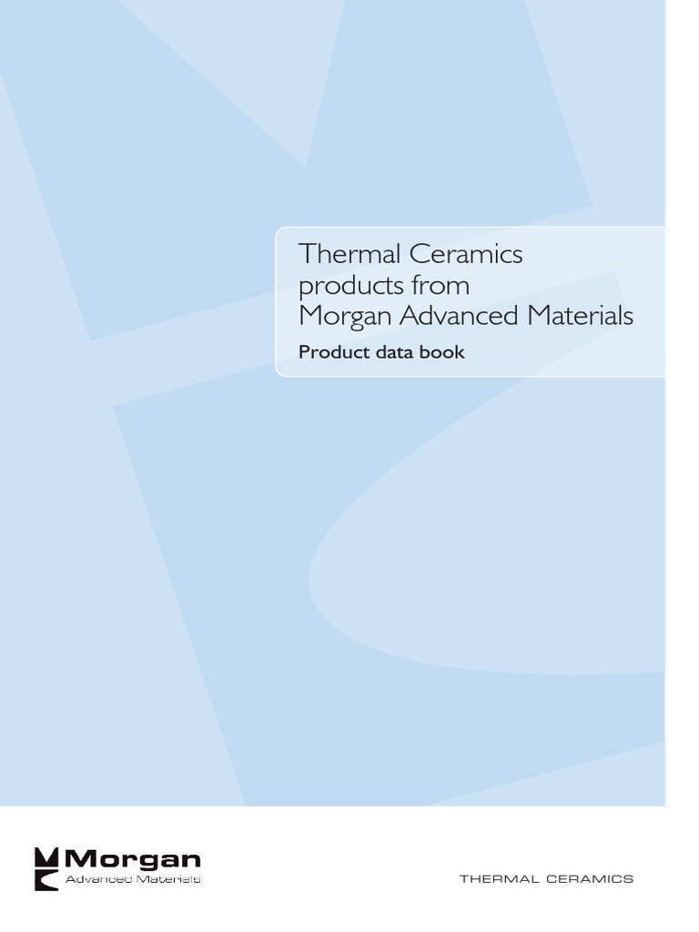 Morgan Thermal Ceramics Product Data - Book - 2016 | PDF | Thermal ...