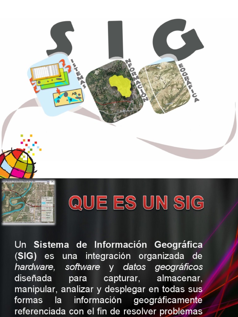 Presentacion Rapida Sig | PDF | Sistema de información geográfica ...