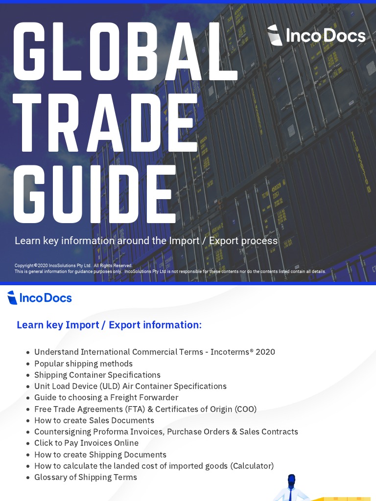 IncoDocs Trade Guide March 2020 | PDF | Services (Economics) | Consumer ...