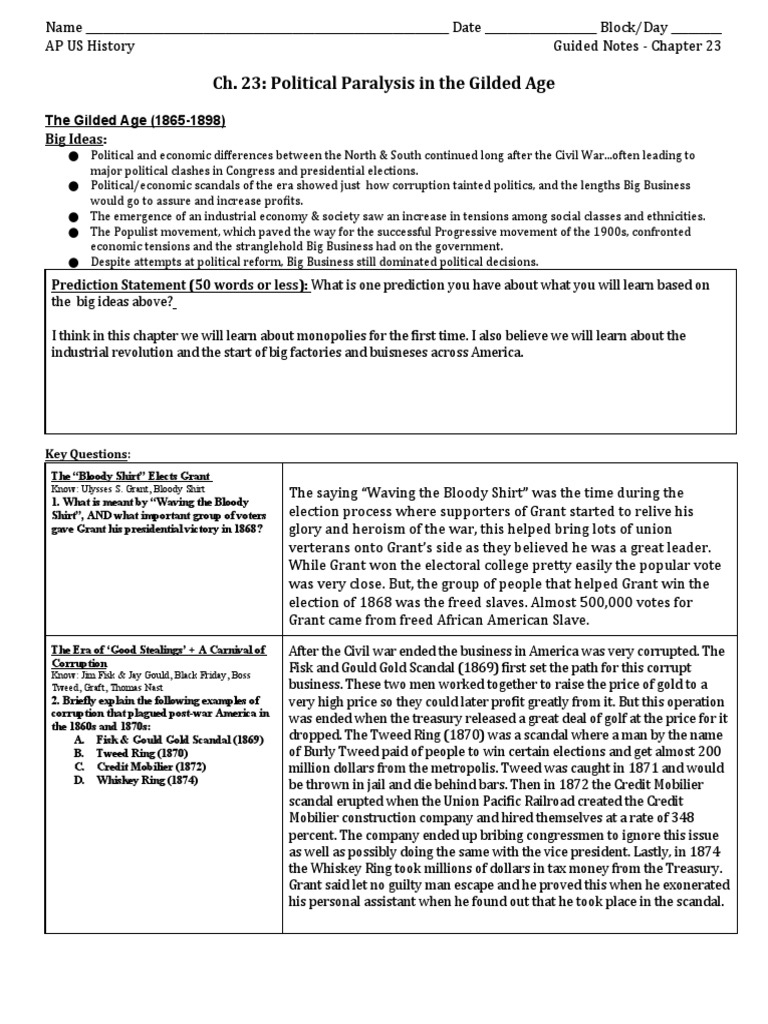 Jackson 23 Notes | PDF | Reconstruction Era | Jim Crow Laws