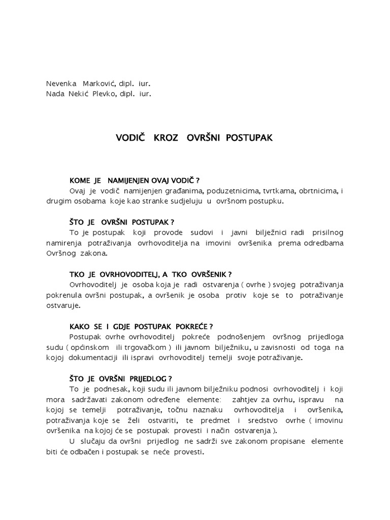 JK Vodic Kroz Ovrsni Postupak578f8562225cb | PDF