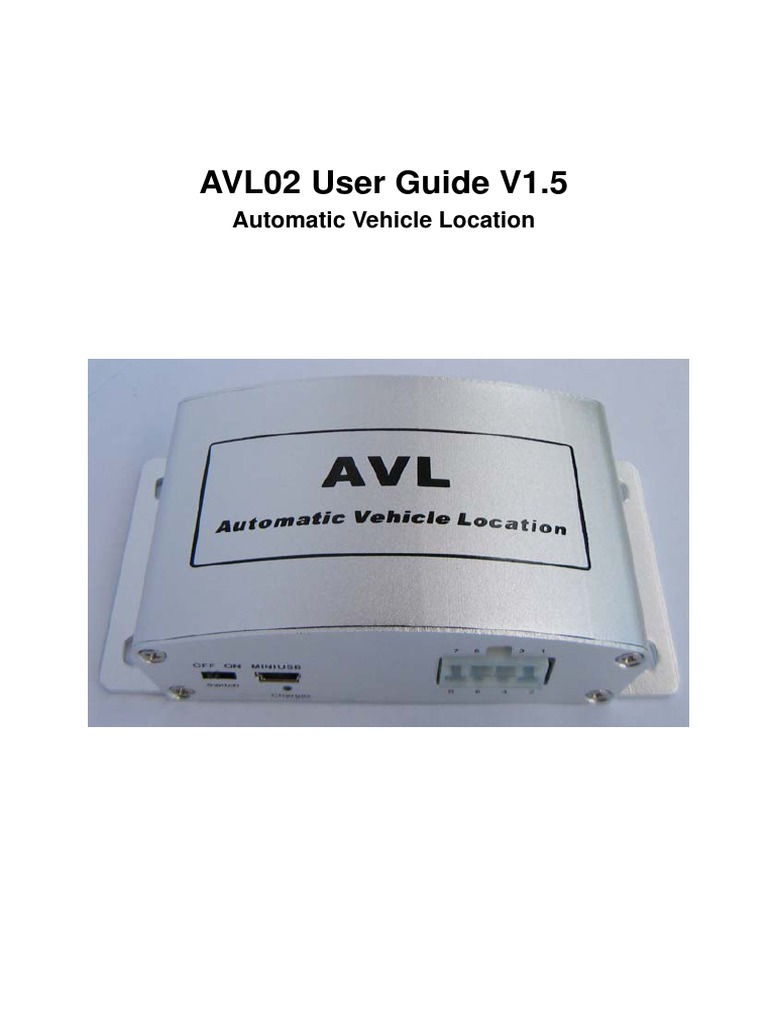 Avl Manual PDF | PDF | General Packet Radio Service | Gsm