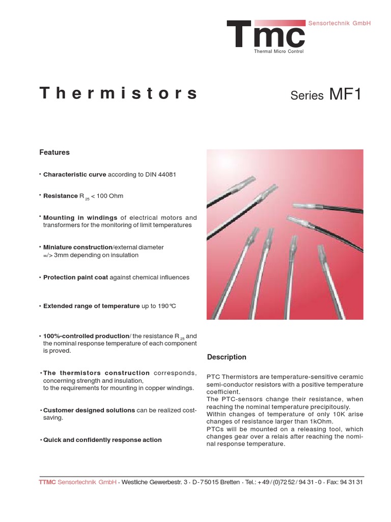 PTC PDF | PDF | Electrical Resistance And Conductance | Electrical ...