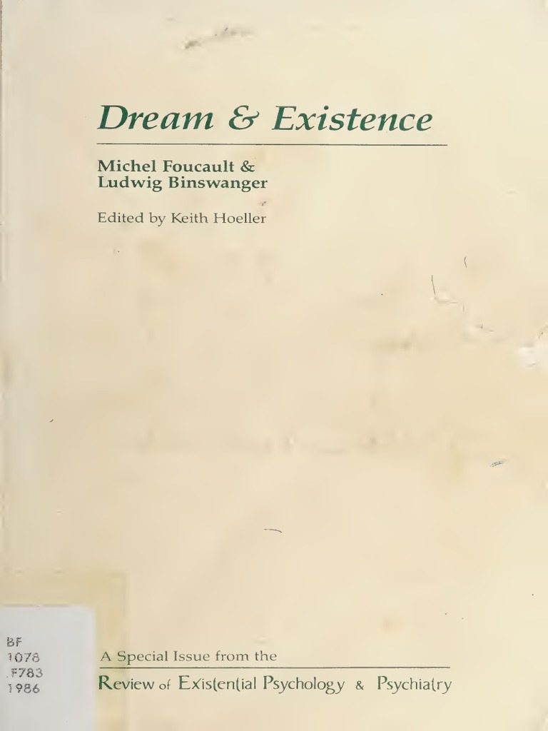 Dream & Existence - Foucault, Michel PDF | PDF | Phenomenology ...