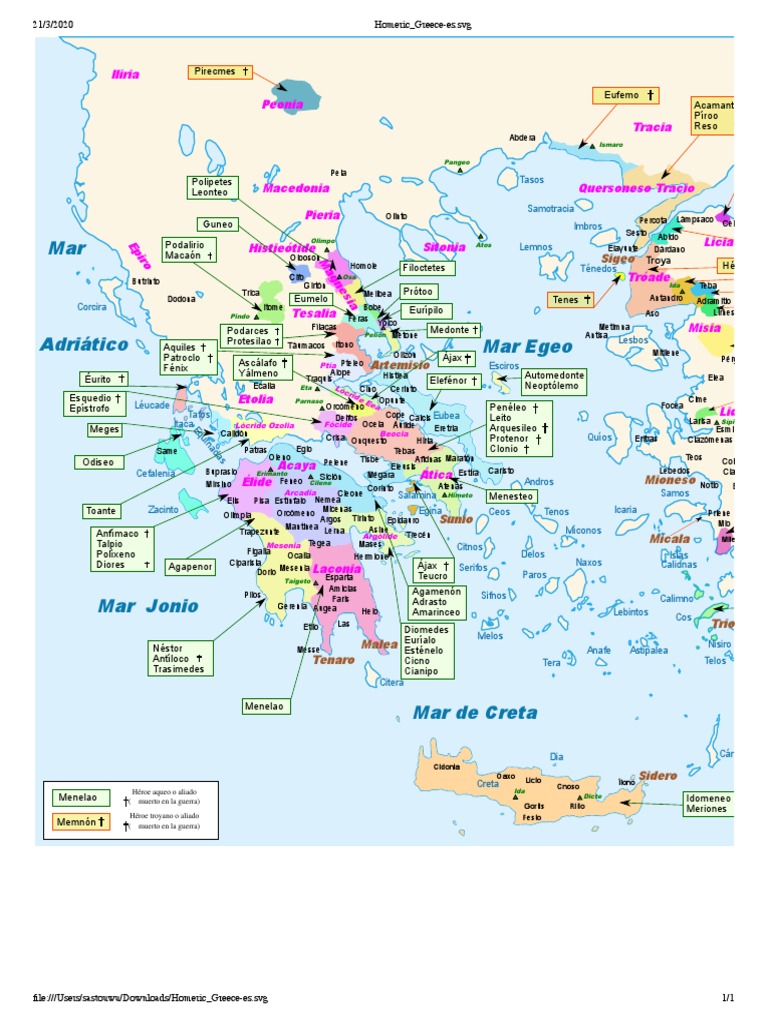 Homeric Greece-Es PDF | PDF | Literatura de guerra de Troya ...