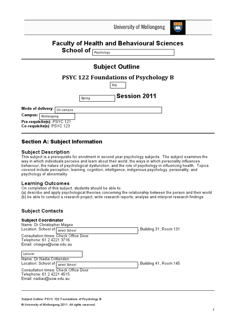 PSYC 122 Outline0 | PDF | Test (Assessment) | Educational Technology