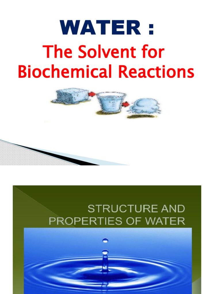 Ppt. Chap.2 Properties of Water | PDF | Properties Of Water | Chemical ...