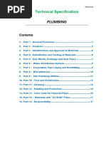 I. Plumbing Works & Specifications: A. General | PDF | Plumbing | Pipe ...