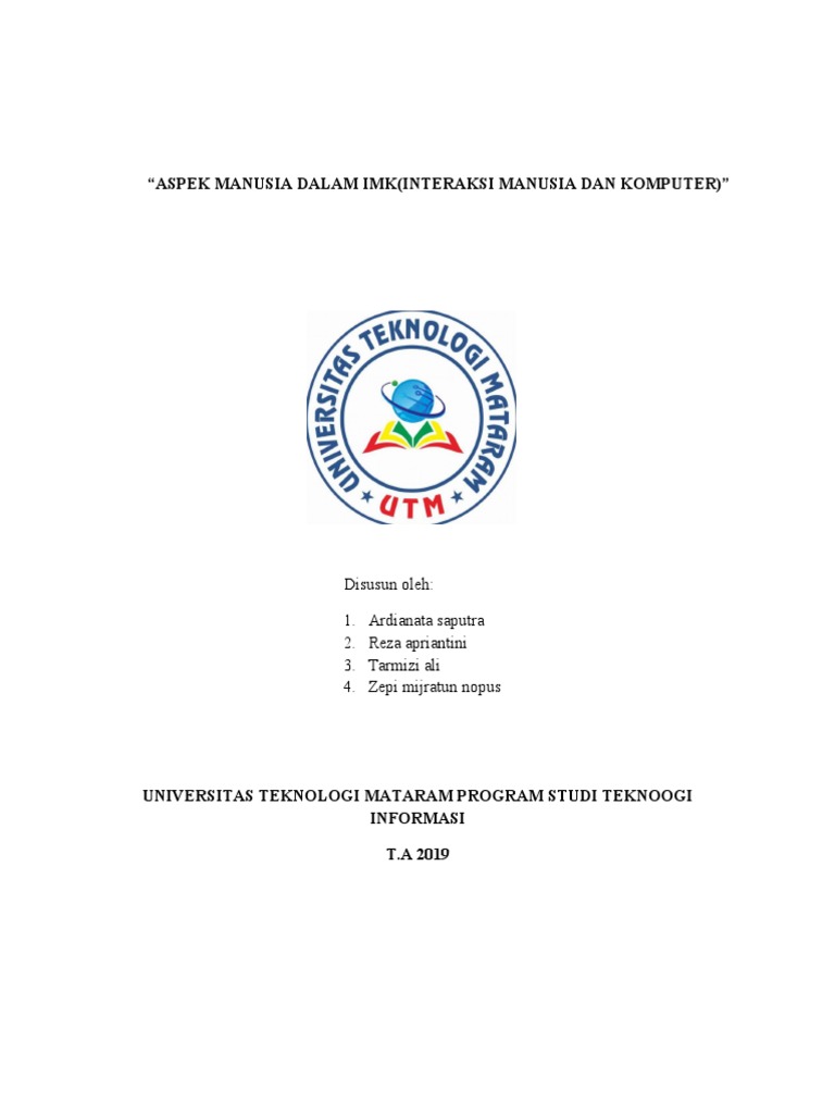 Aspek Manusia Dalam Imk | PDF