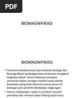 Bioakumulasi Dan Biomagnifikasi | PDF