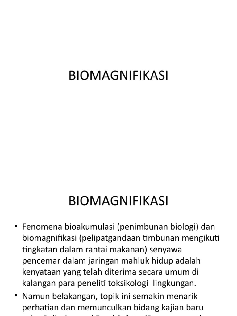 07a BIOMAGNIFIKASI | PDF