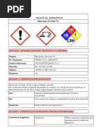 6 - Ficha de Seguridad CLORO (Sga) | PDF