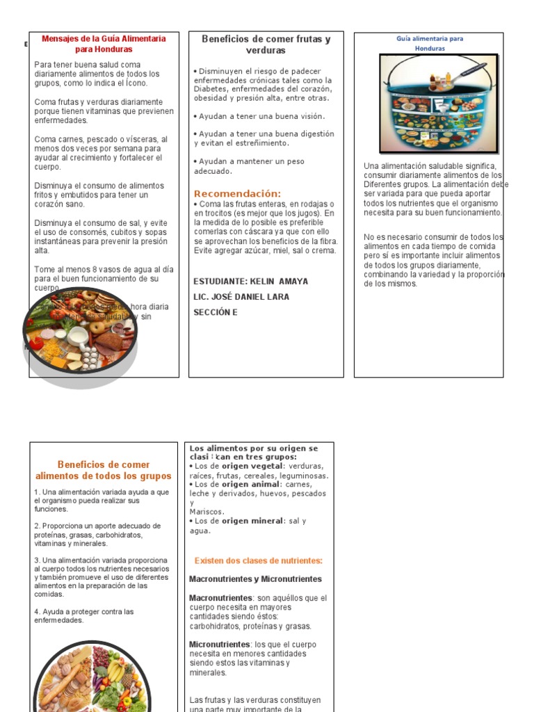 TRIFOLIO | PDF | Nutrientes | Alimentos