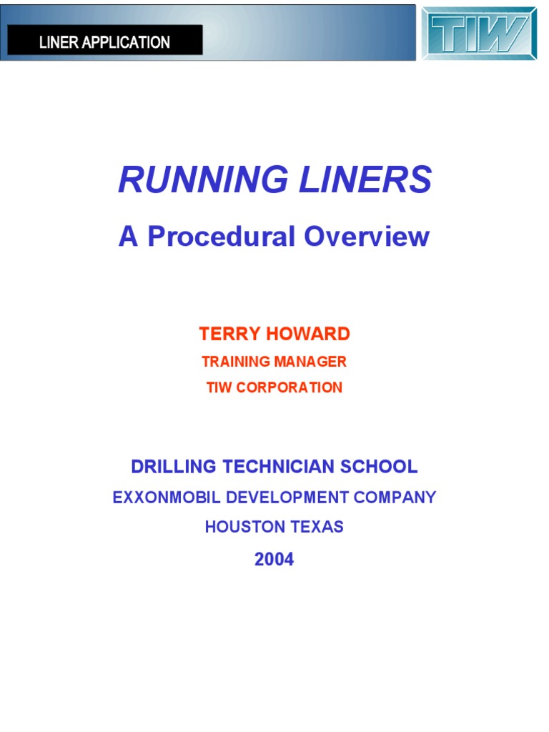 TIW Presentation For Tiebacks | PDF | Casing (Borehole) | Valve