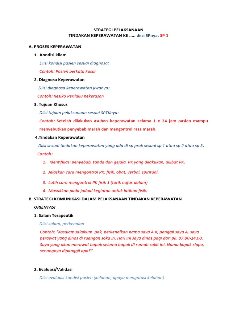 Cara Mengisi Format SP | PDF