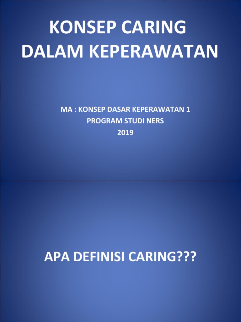 Konsep Caring | PDF