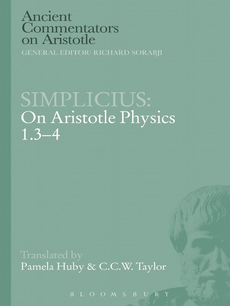 Simplicius On Aristotle Physics | PDF | Nothing | Plato