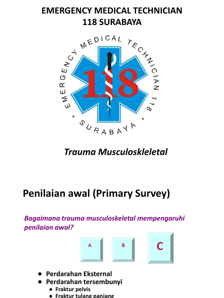 Penanganan Trauma Musculoskeletal EMT | PDF