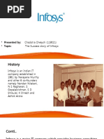 Organizational Structure of Infosys | PDF | Revenue | Corporations