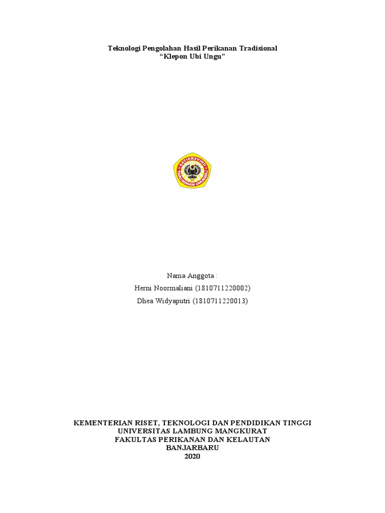 Klepon Ubi Ungu Pdf