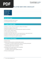 Employee Exit Checklist | PDF