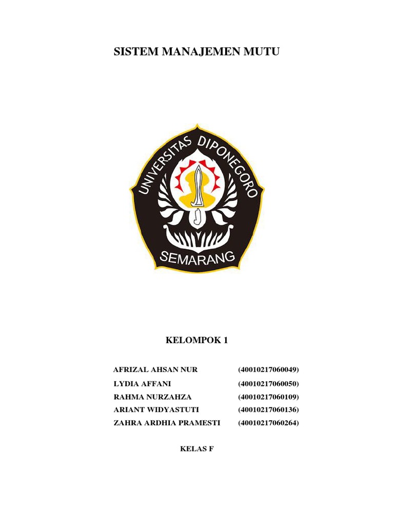Kel. 1 Iso Di Perusahaan Semarang PDF | PDF