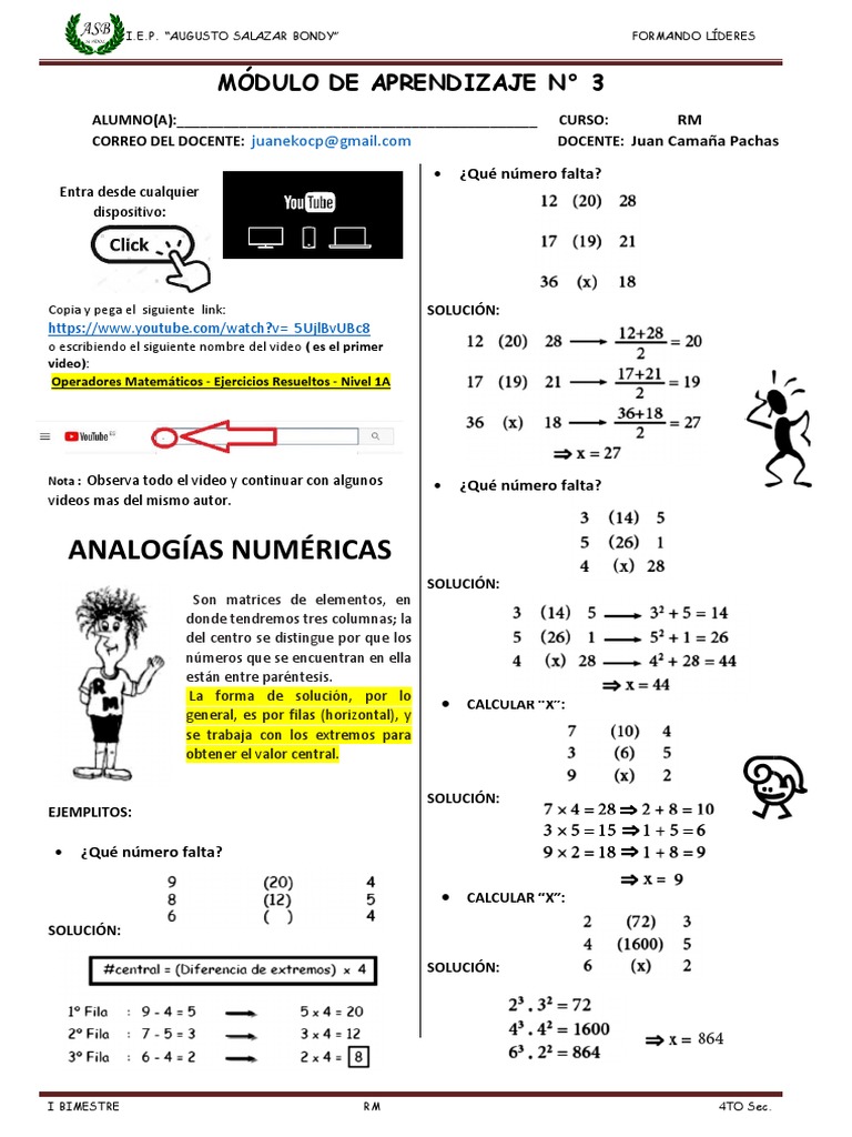 RM - 4to Sec | PDF | Enseñanza de matemática | Enseñando y aprendiendo
