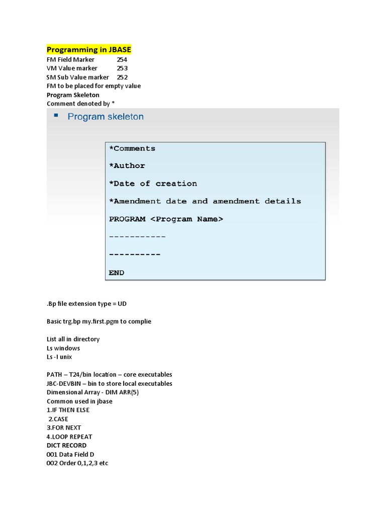 T24 Notes Programming Pdf Cache Computing File System