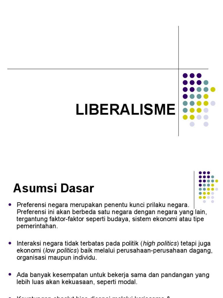 Liberalisme Institusional dalam Hubungan Internasional | PDF | Politik ...