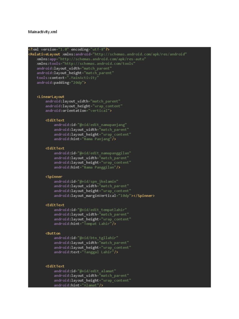 Coding Biodata | Download Free PDF | Free Mobile Software | Android ...