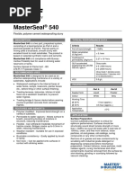 Masterseal 475: Pitch-Free Polyurethane Sealant For Chemical and ...
