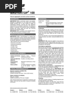 Mastertop 1273 As: Description Packaging | PDF | Epoxy | Materials