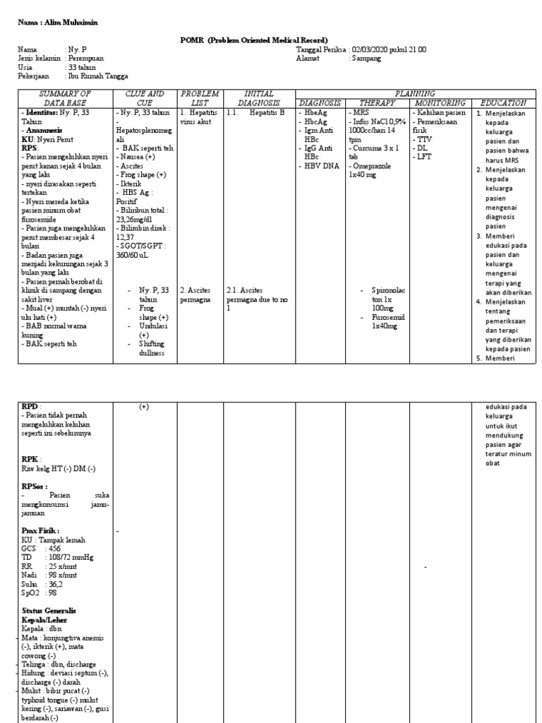Pomr Hepatitis | PDF
