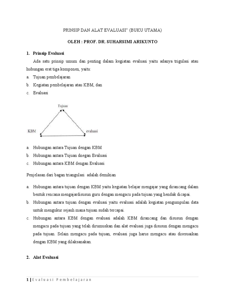 ISI BUKU EVALUASI Fix | PDF | Karier & Perkembangan | Pengembangan Diri