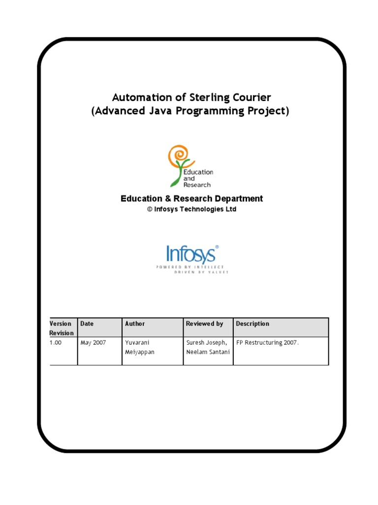 Project - 06 - Advanced Java Programming Ver 1.0 | Download Free PDF | Method (Computer ...