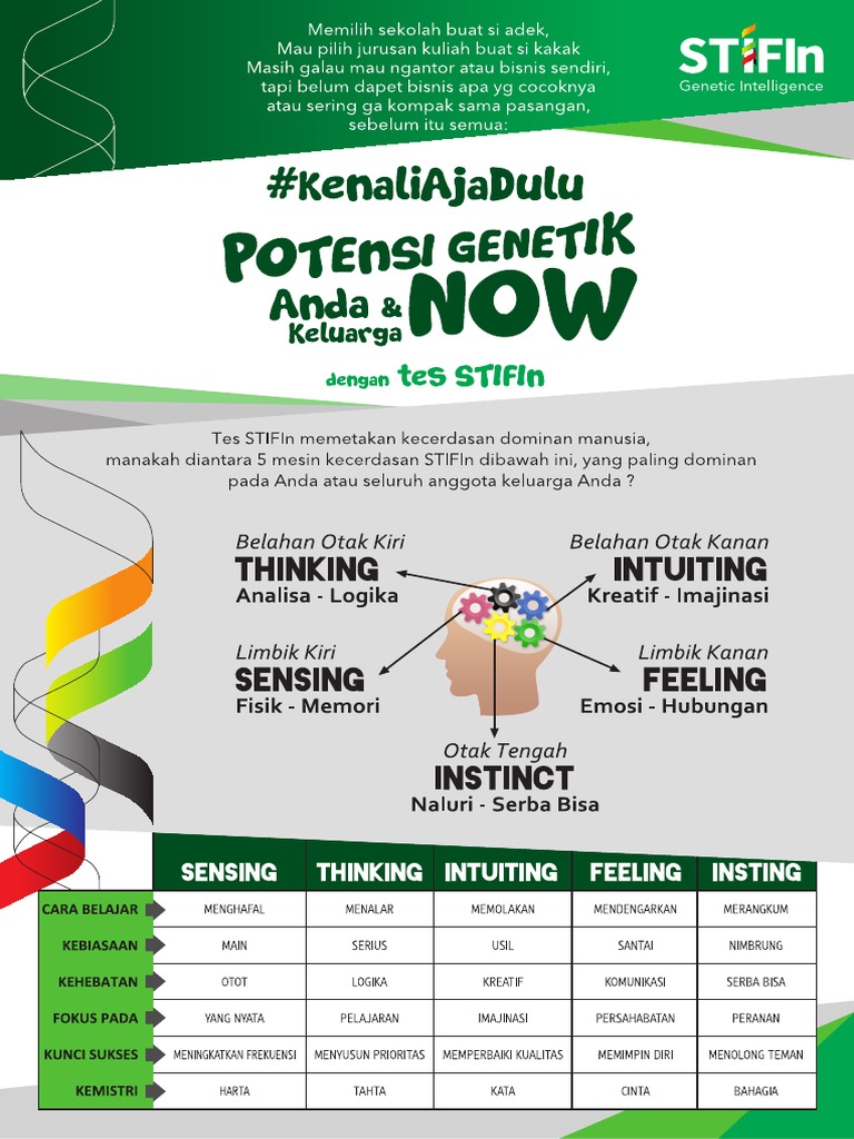 Brosur STIFIn 2018 | PDF