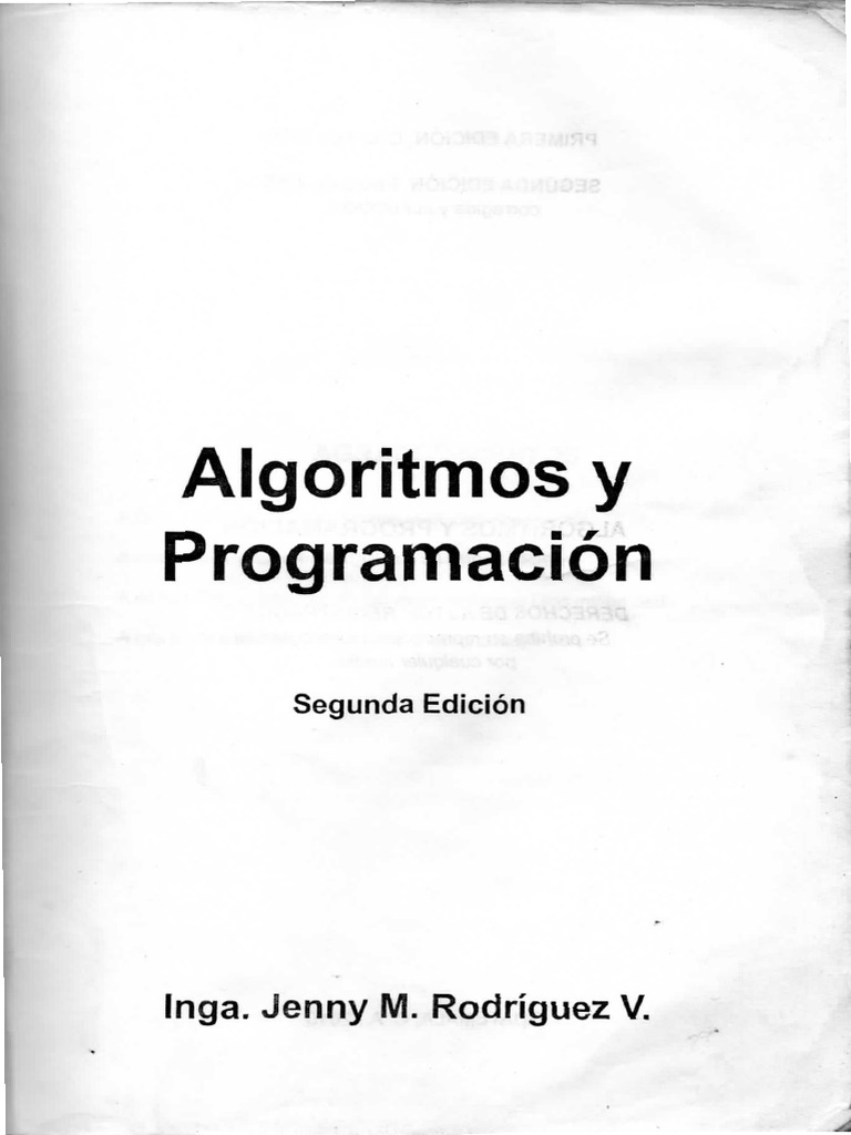 Libro Algoritmos PDF | PDF | Compilador | Programa de computadora