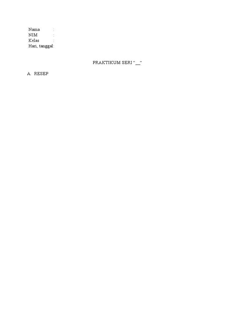 Job Sheet | PDF