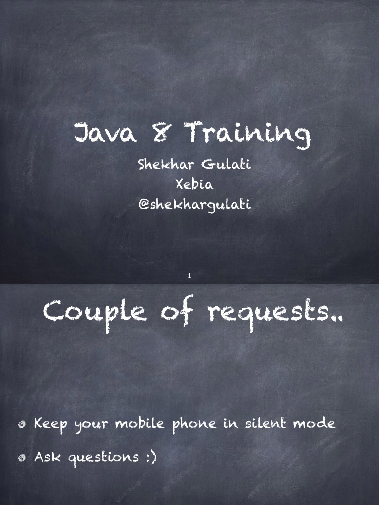 Java8 Slides | PDF | Functional Programming | Anonymous Function
