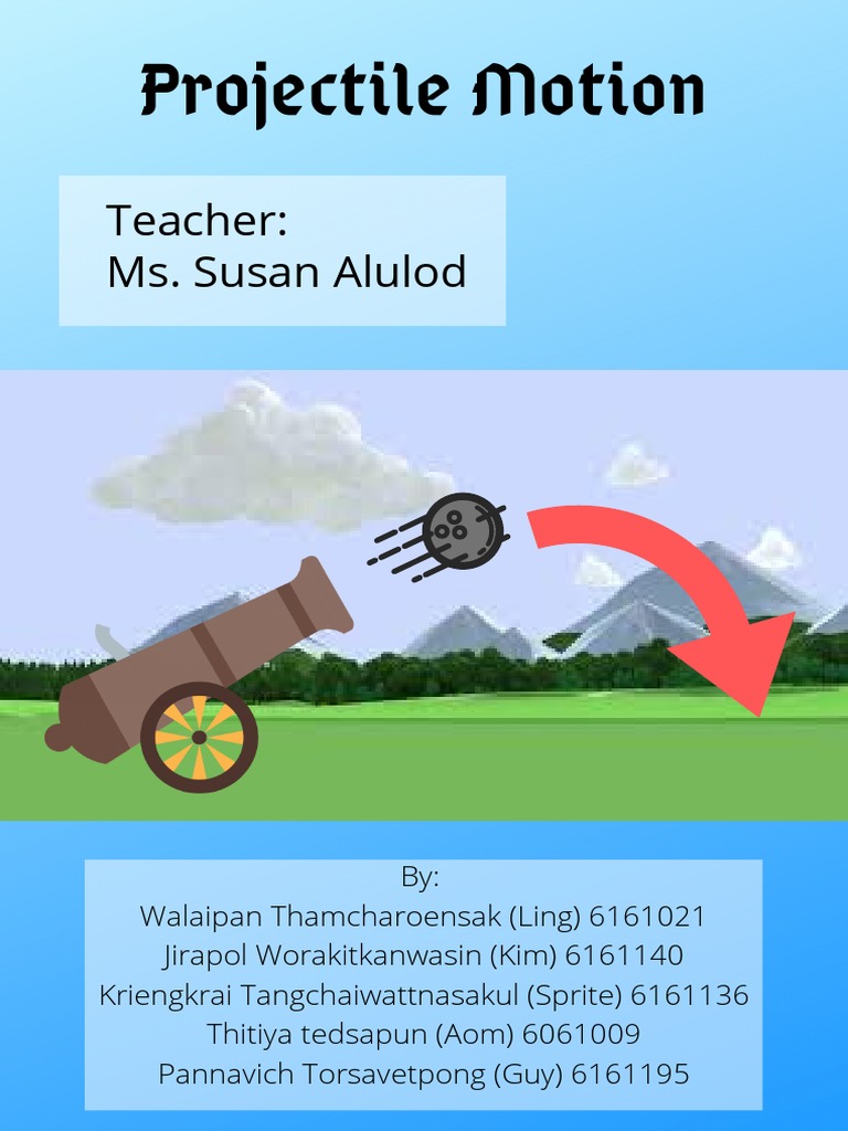 Physics Experiment: Projectile Motion | PDF | Projectiles | Physical Quantities