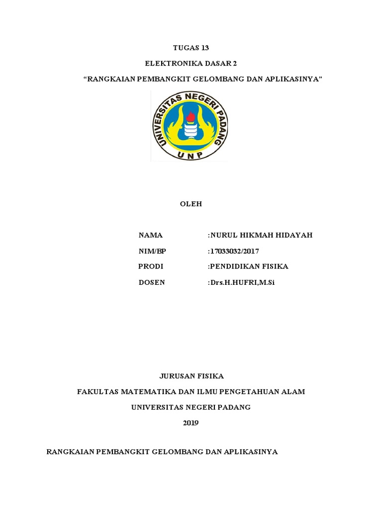 Tugas 13 Elka 2 | PDF