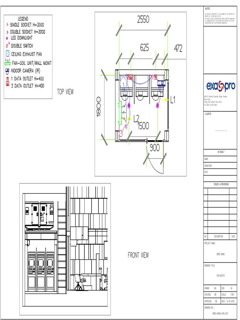 ATM Booth Design for BRED Bank | PDF