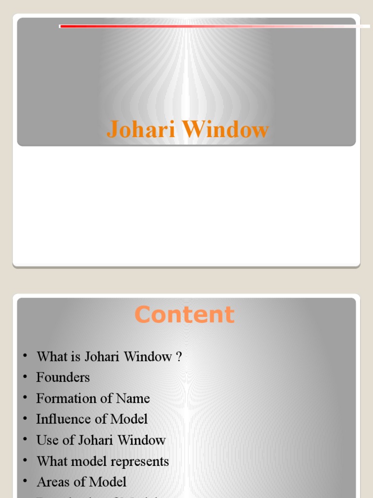 Johari Window | Download Free PDF | Attitude (Psychology) | Behavior