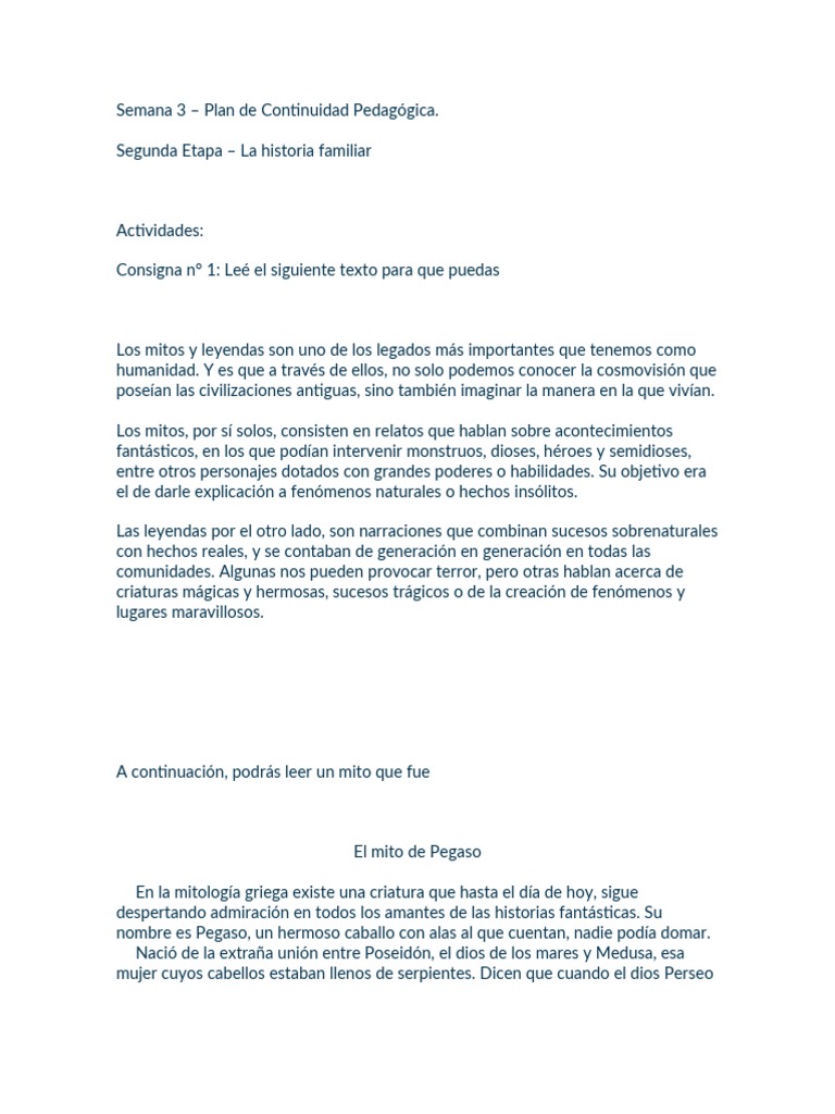 El Mito de Pegaso | PDF | Medusa