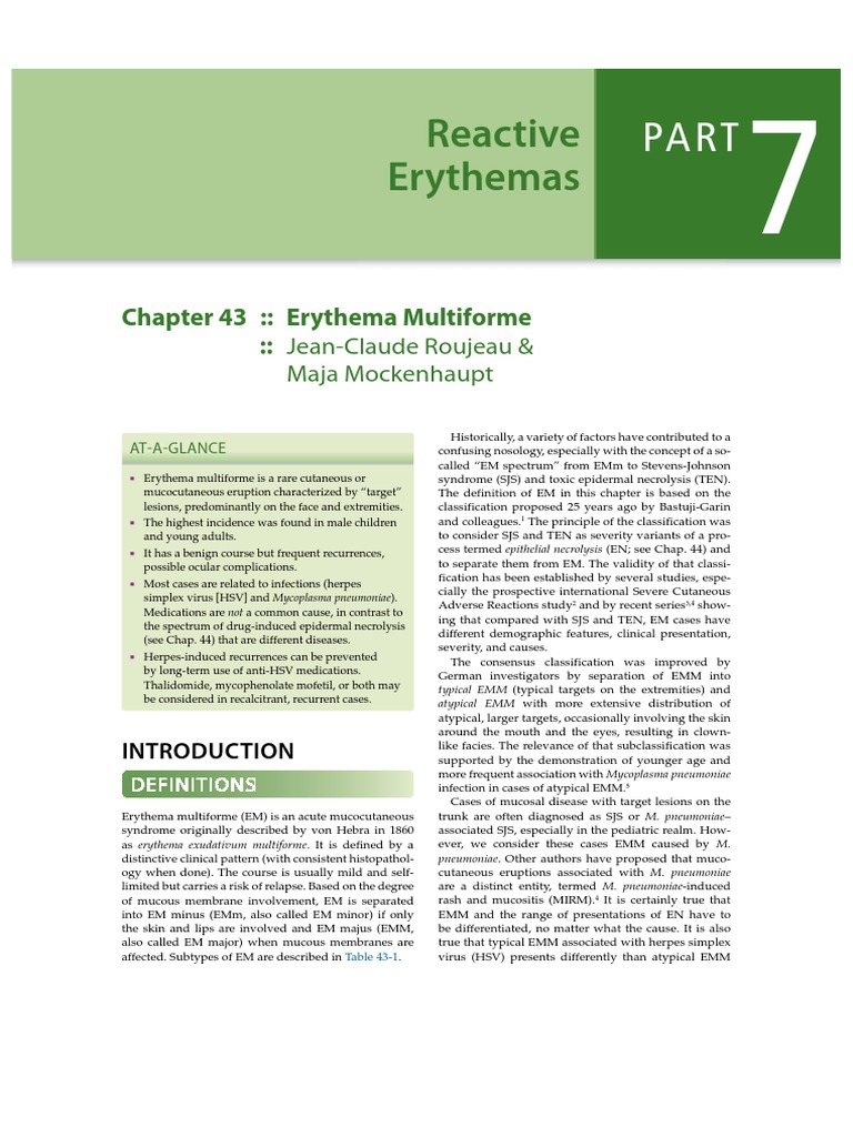 Erythema Multiforme | PDF | Herpes Simplex | Infection