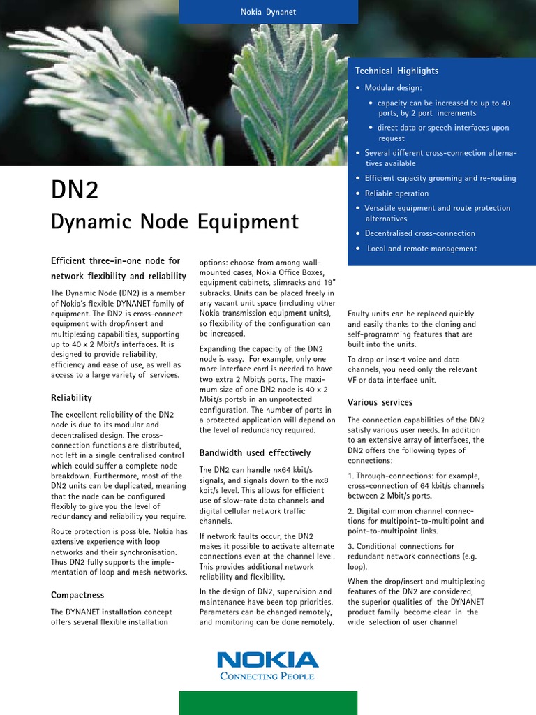 Dynanet DN2 Eq Broch en | PDF | Computer Terminal | Computer Network