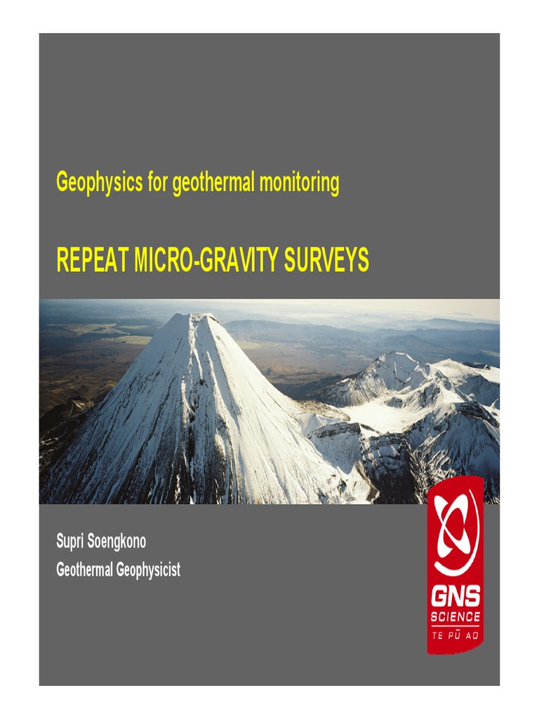 Geothermal Geophysics Micro-Gravity | PDF | Flux | Groundwater